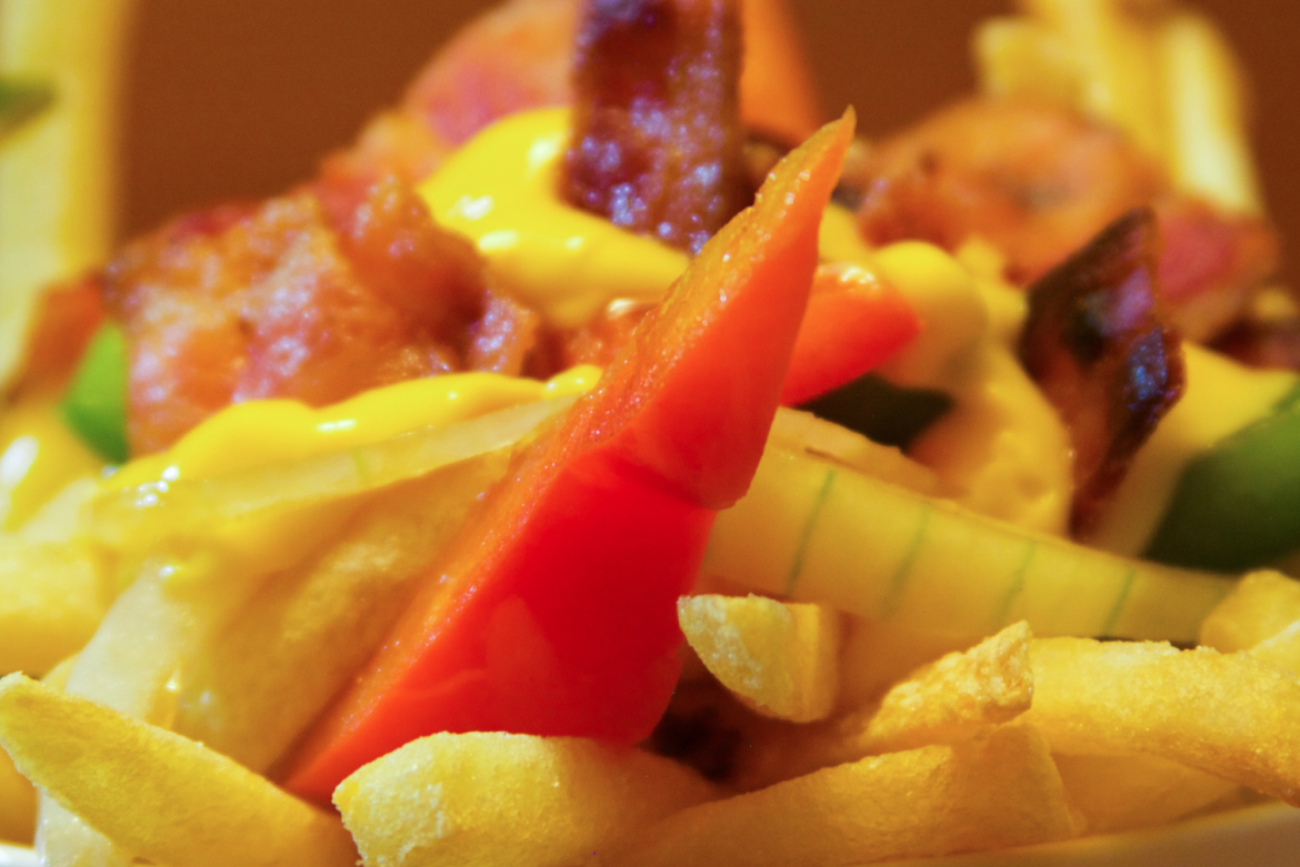 Super Cheesy Bacon Fries - Bobablastic